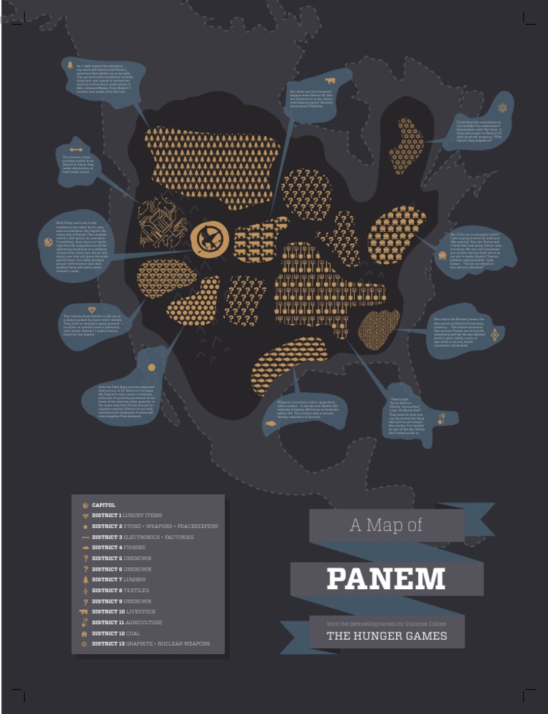 Panem Map Final | PDF | Leisure | Violence