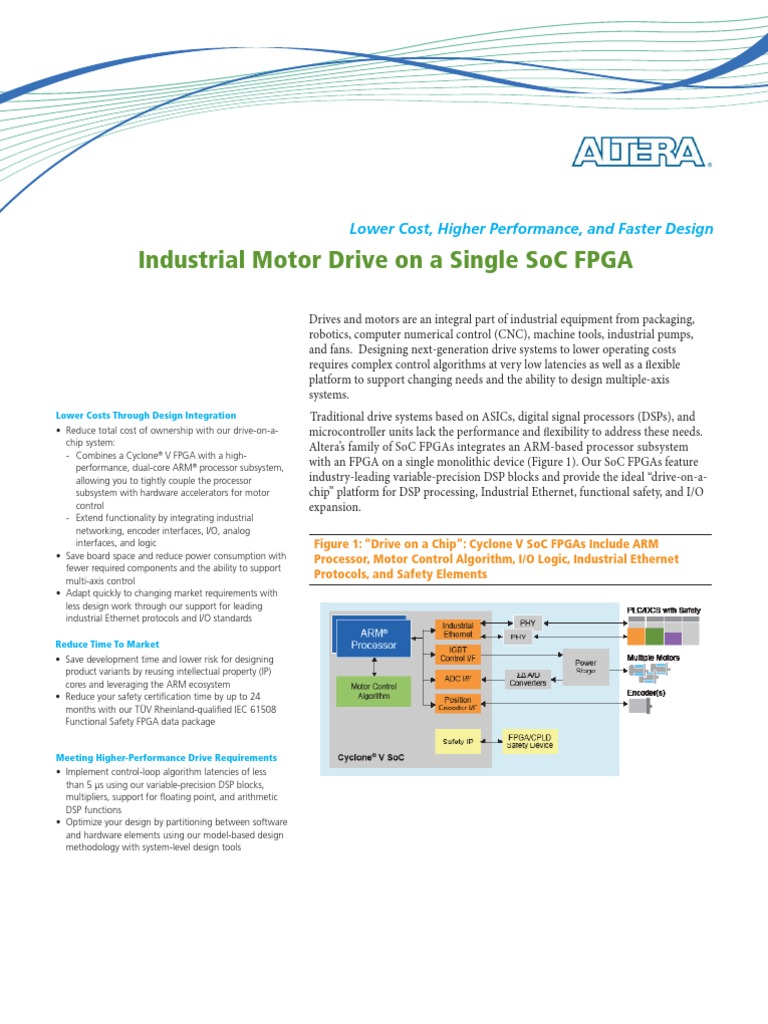 Ss Drives Soc Fpga | PDF | Field Programmable Gate Array | System On A Chip