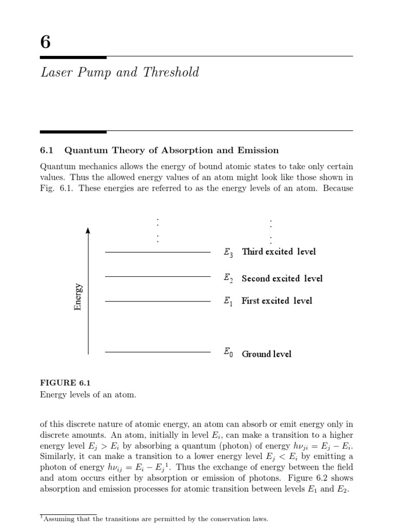 Laser Physics Chapter 5 | PDF | Spectral Line | Photon
