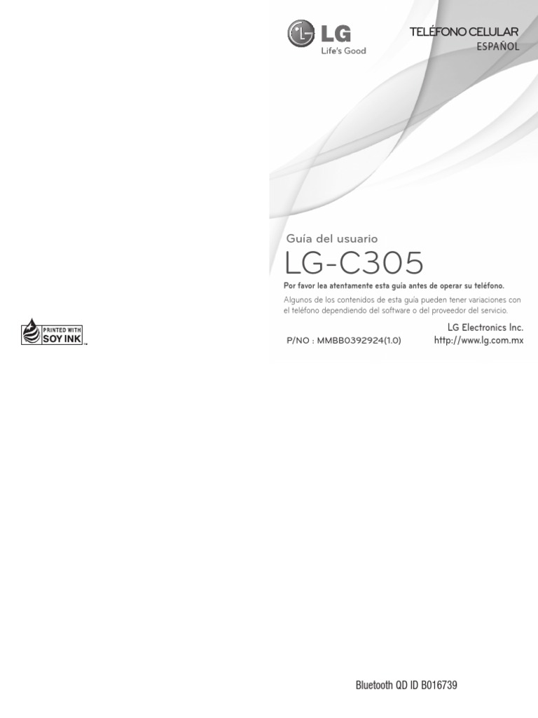 LG-C305 TCL 101014 1.0 Printout 2 | PDF | Servicio de Mensajes ...
