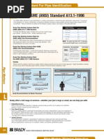 ANSI A13.1 Standard For Piping Color Codes | PDF | Pipe (Fluid ...