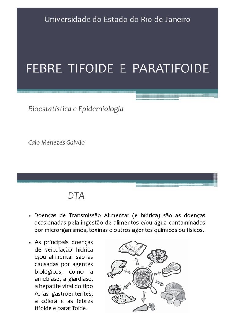 Febre Tifoide e Paratifoide | PDF | RTT | Imunologia