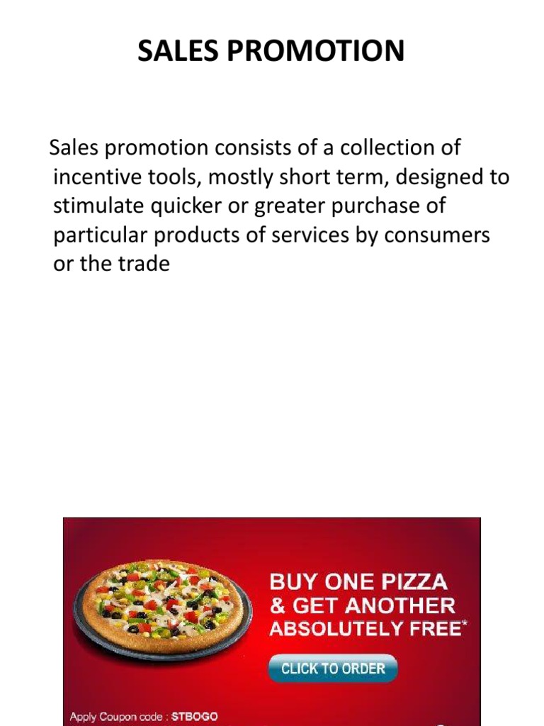 Sales Promotion | PDF | Business | Finance & Money Management