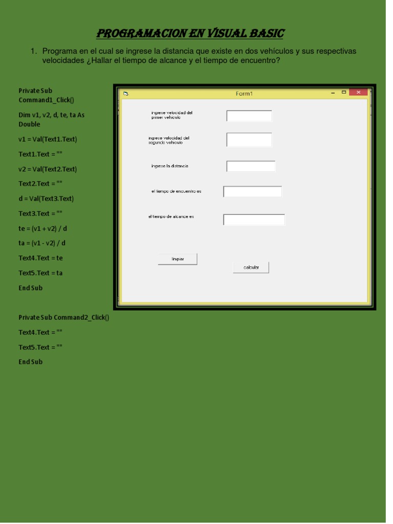 Programacion en Visual Basic Profe Caro | PDF | Átomos | Química