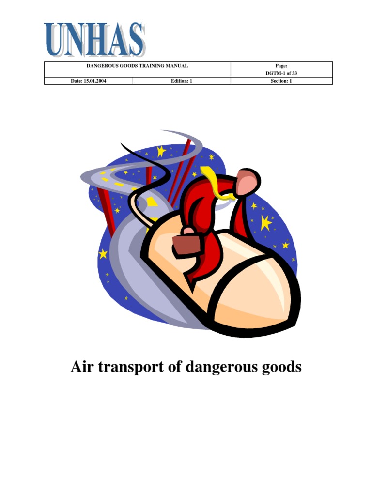 Aviation Dangerous Goods Regulations | PDF | Dangerous Goods ...
