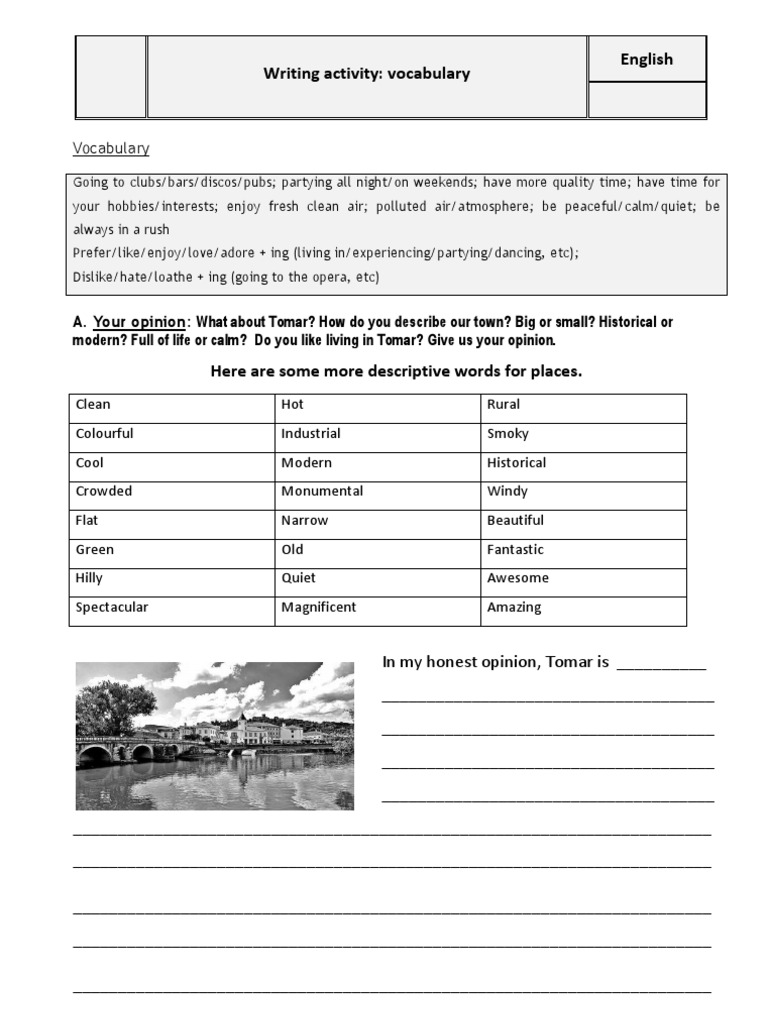 Writing City Vs Country | Download Free PDF | Grammar | Linguistics