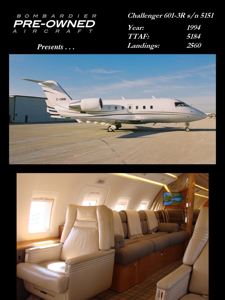 Challenger 601 3R 5151 Ebrochure | PDF