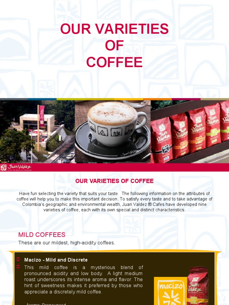 Our Varieties OF Coffee | PDF | Coffee | Agriculture