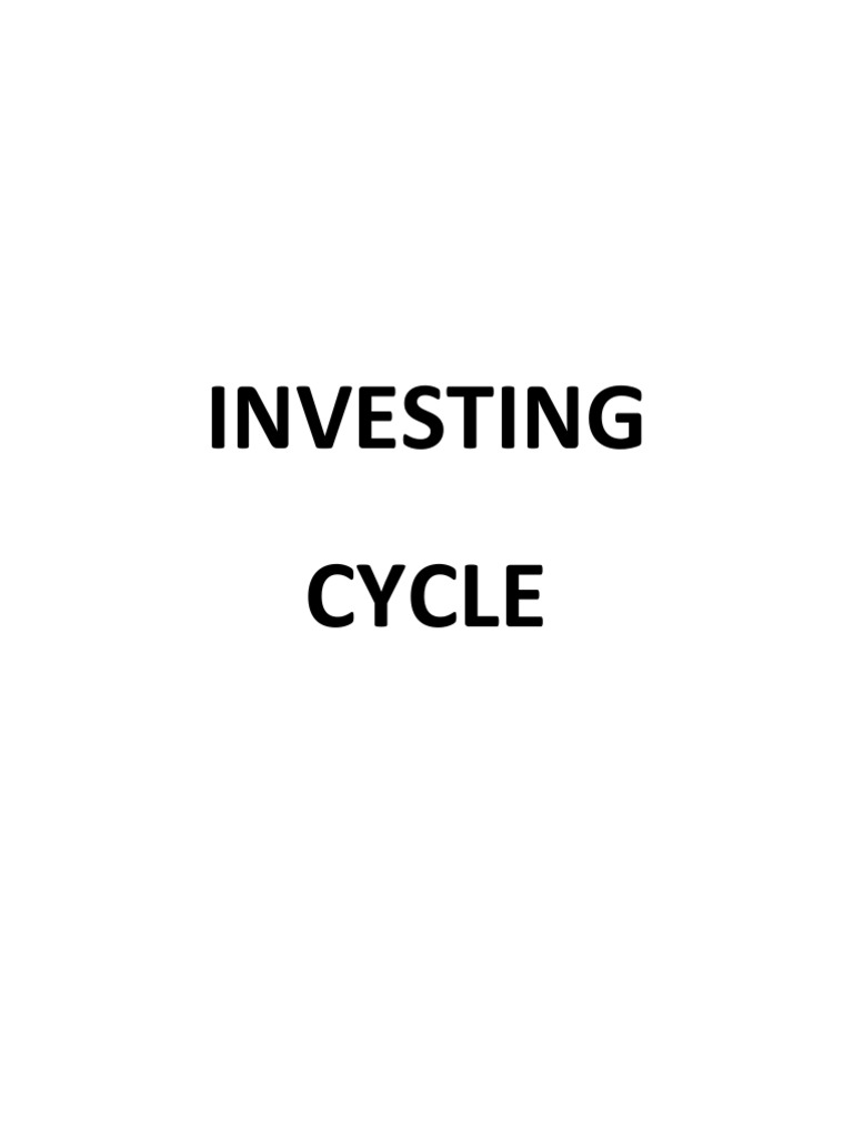 Investing Cycle | PDF | Business