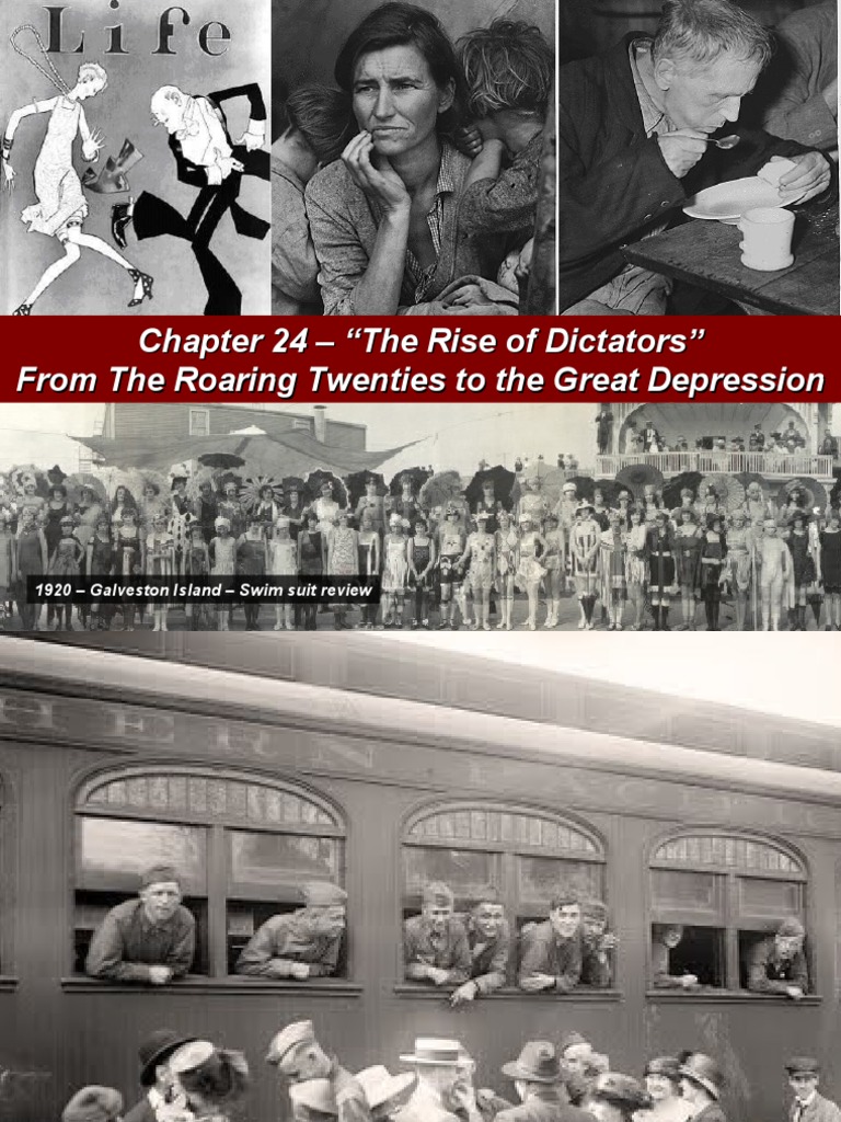 Chapter 24 - "The Rise of Dictators" From The Roaring Twenties To The ...