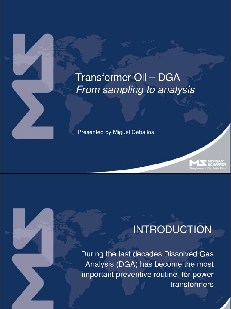 Transformer Oil - DGA - From Sampling to Analysis | Gases | Chemistry