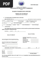 Formc MDSD Form | PDF | Ships | Cargo