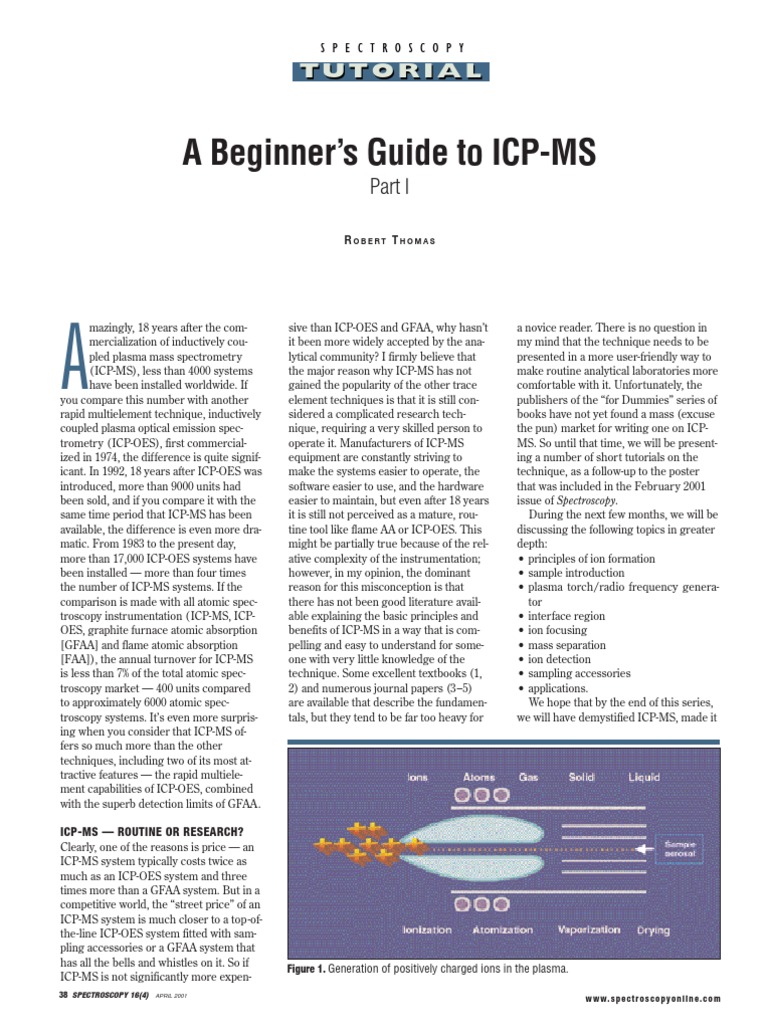 A Beginner's Guide To ICP-MS | PDF A Beginner's Guide To ICP-MS | PDF