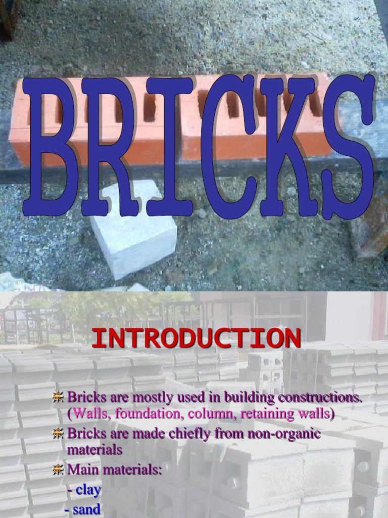 Bricks | PDF | Brick | Lime (Material)