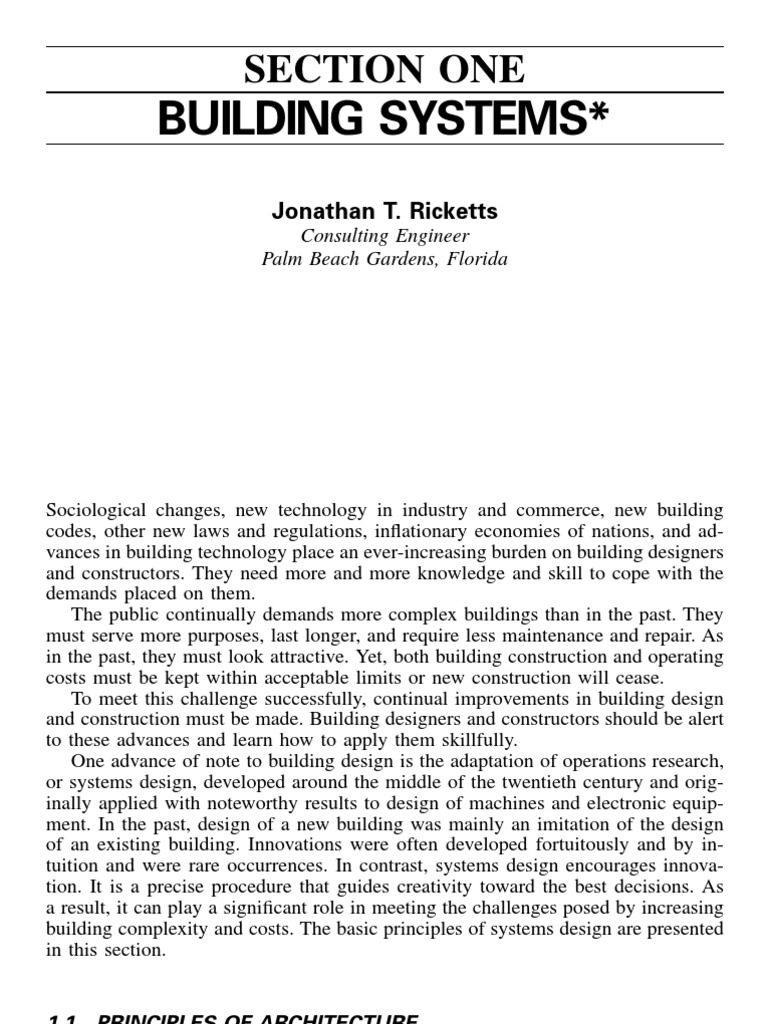 01 Principles of Architecture | PDF | Architect | Design