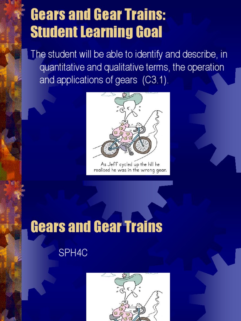 Sph4c Gears and Gear Trains | PDF