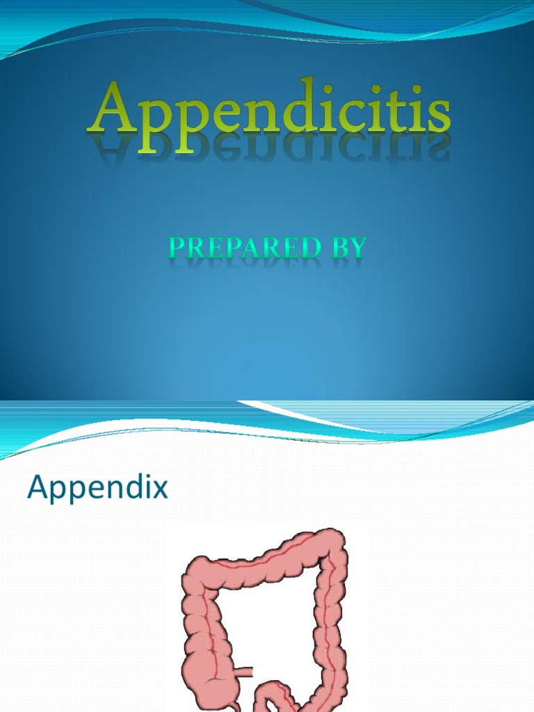 Appendicitis Notes | PDF | Surgery | Clinical Medicine