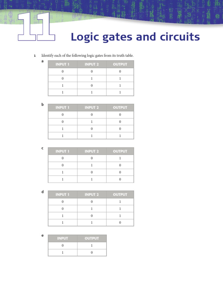 Logic Gates | PDF
