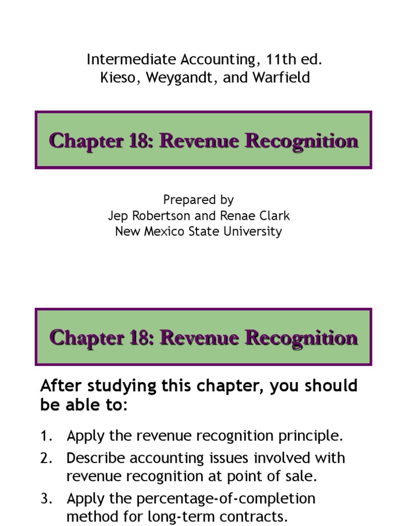 Revenue Recognition | Revenue | Business Economics