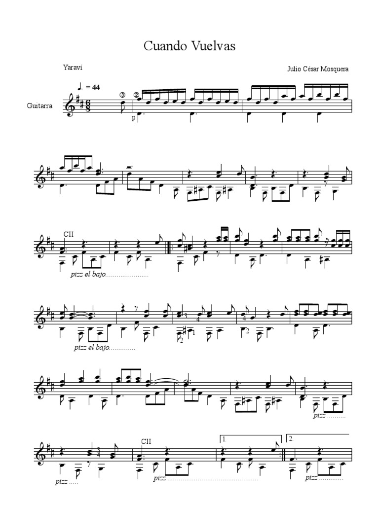 Cuando Vuelvas | PDF