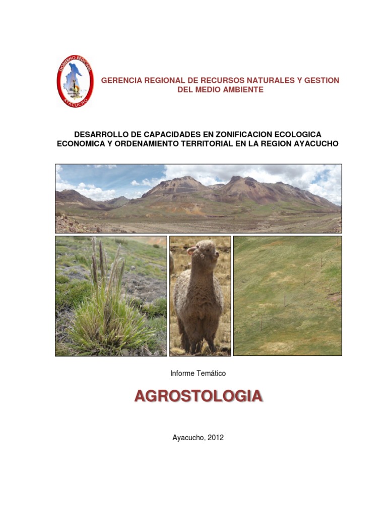 Agrostología y Praderas Altoandinas | PDF | Ecosistema | Desarrollo ...