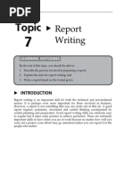 Formal Report Writing Structure Guide | PDF