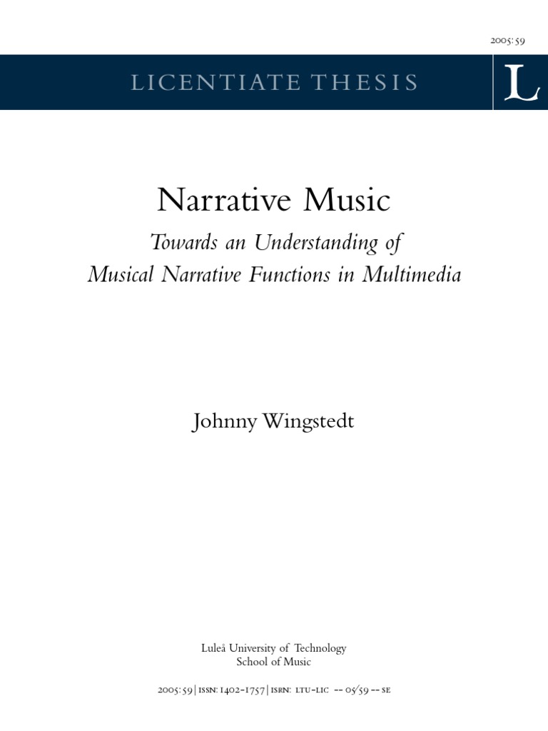 Narrative Music | PDF