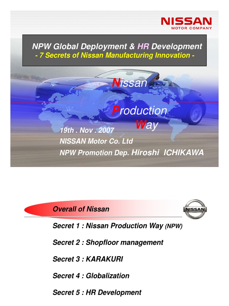 Nissan Production Way | PDF | Nissan | Renault