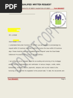 RESPA Letter | PDF | Law