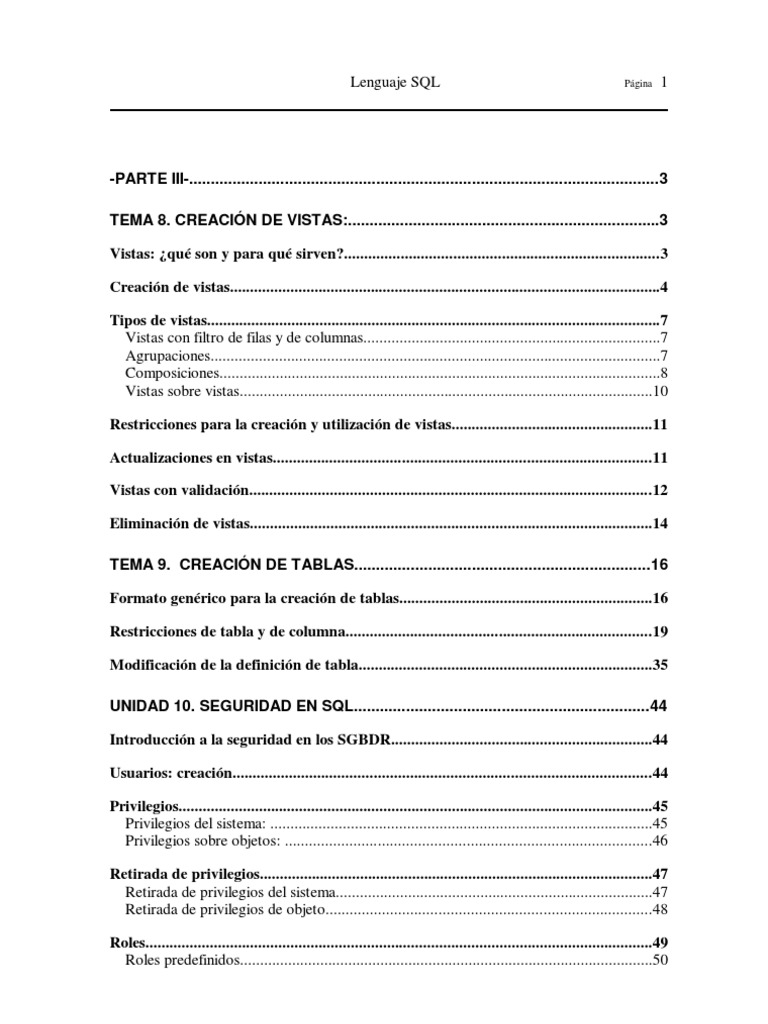 SQL3 | PDF | SQL | Tabla (base de datos)