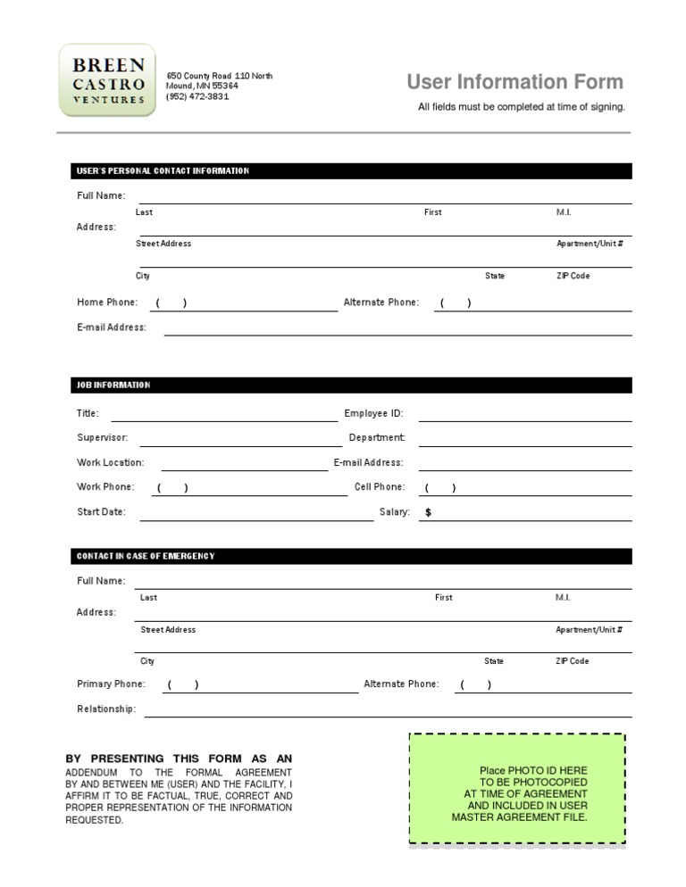 Breen Boat Rental Application Form | PDF