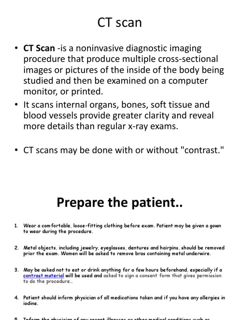 CT Scan | PDF