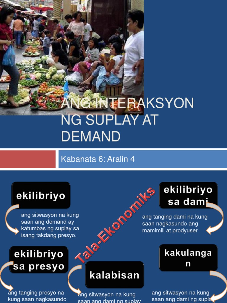 Ang Interaksyon NG Suplay at Demand | PDF