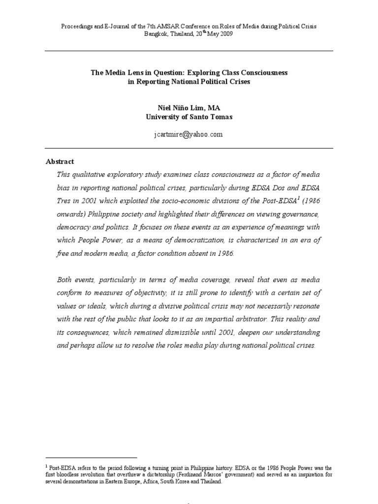 Niel Nino Lim | PDF | Journalism | Mass Media