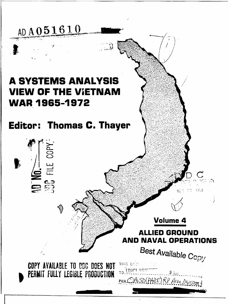 System Analysis Vol IV PDF | PDF | Ambush | Vietnam War