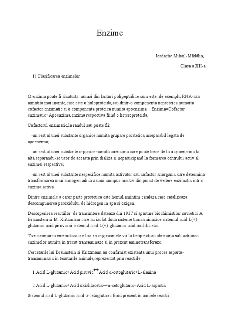 Enzime | PDF