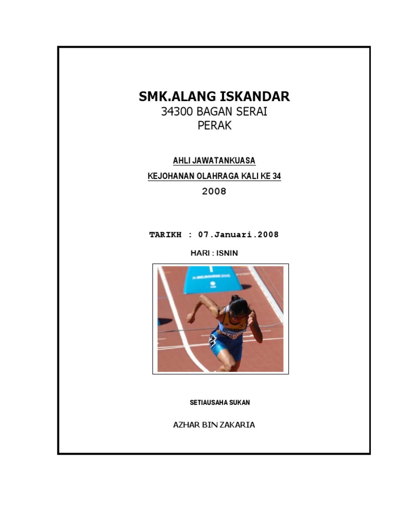 AJK - Senarai Nama Dan Tugas AJK | PDF