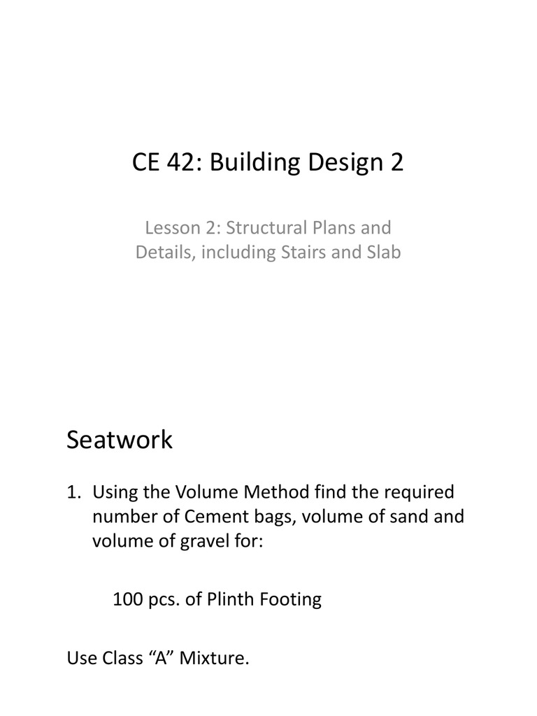 Building Design 2 - Lecture 2 | PDF | Beam (Structure) | Column