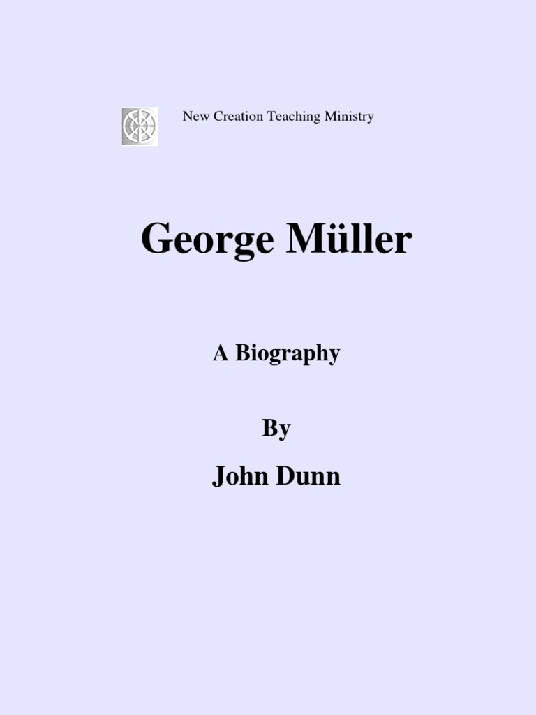 George Muller | PDF | Sermon | Prayer