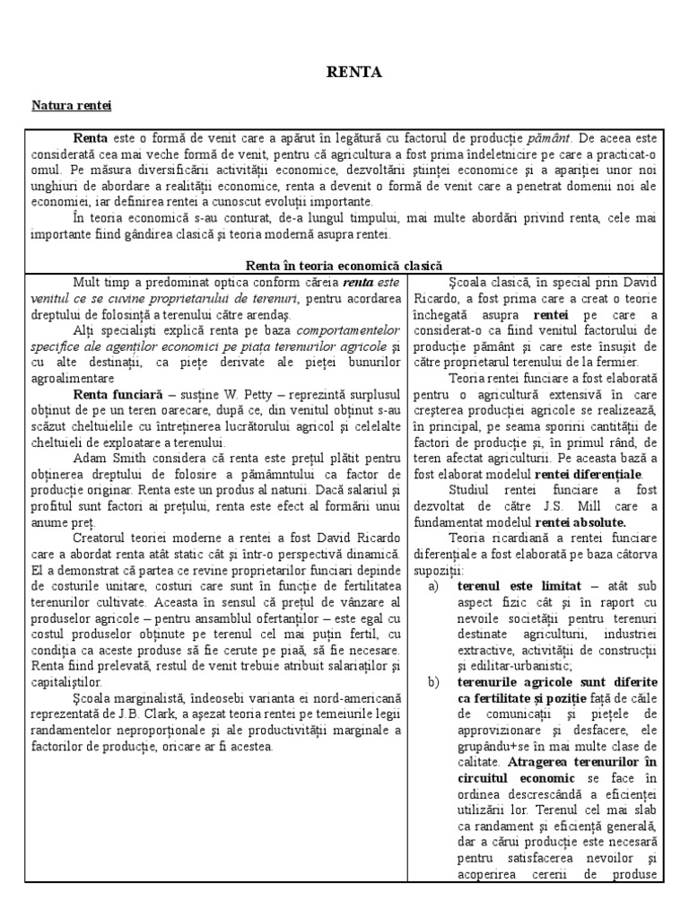 Tema 3 - Renta | PDF