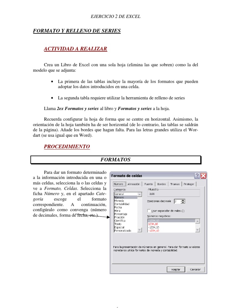 Abis - Formato y Series | PDF | Point and Click | Microsoft Excel