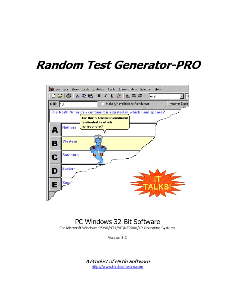 Random Test Generator-PRO - Software Manual | PDF | Installation ...