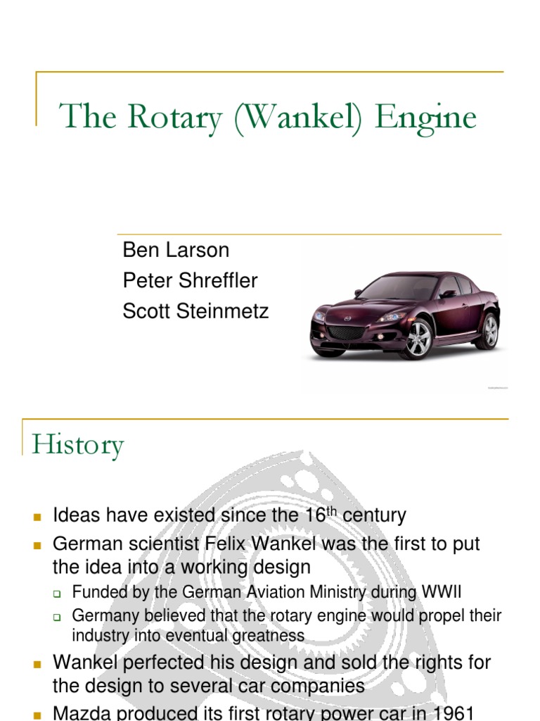 4 Rotary Engine | PDF | Internal Combustion Engine | Engine Technology