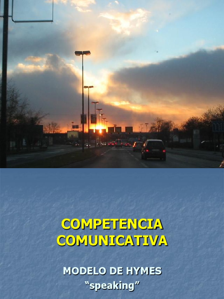 Modelo Hymes | PDF | Sociolingüística | Lingüística