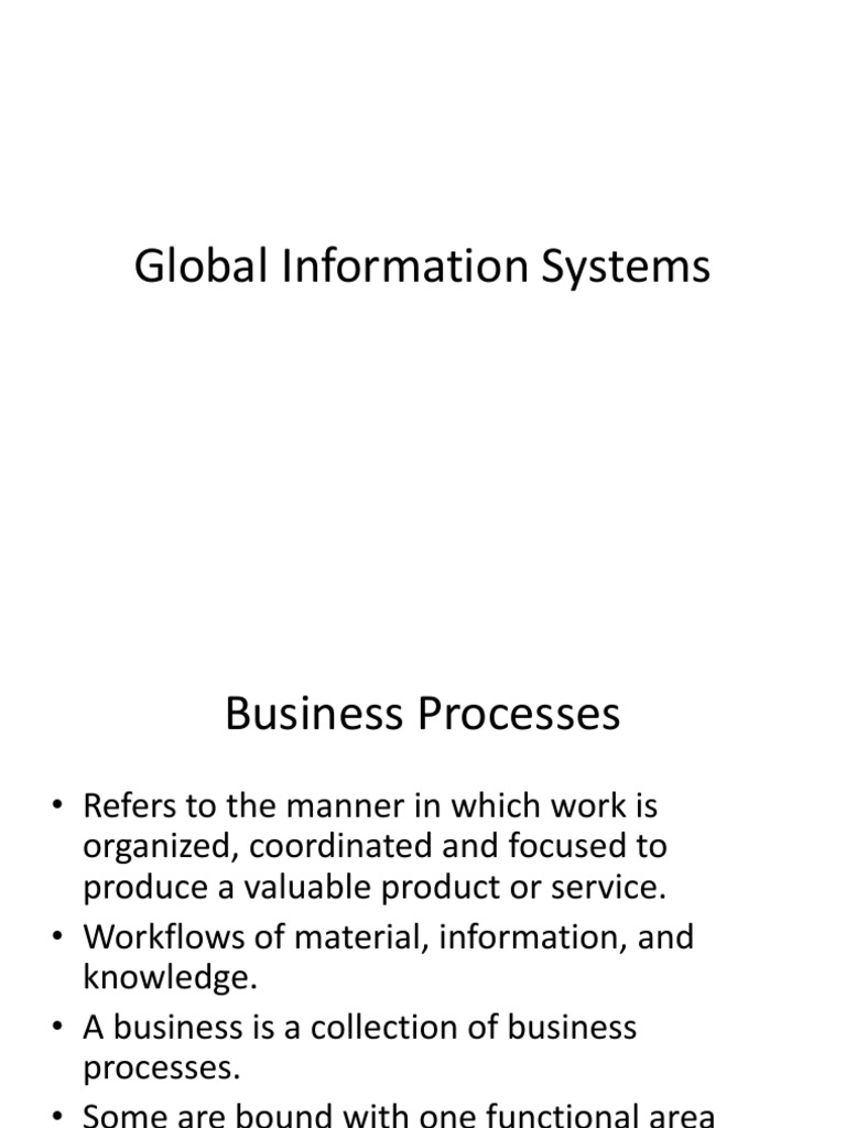 Business Information Systems Overview | PDF