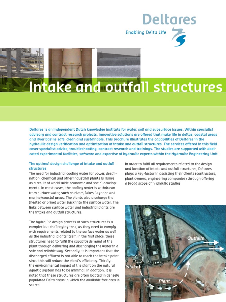 Intake and Outfall Structures - Scherm | PDF | Fluid Dynamics ...