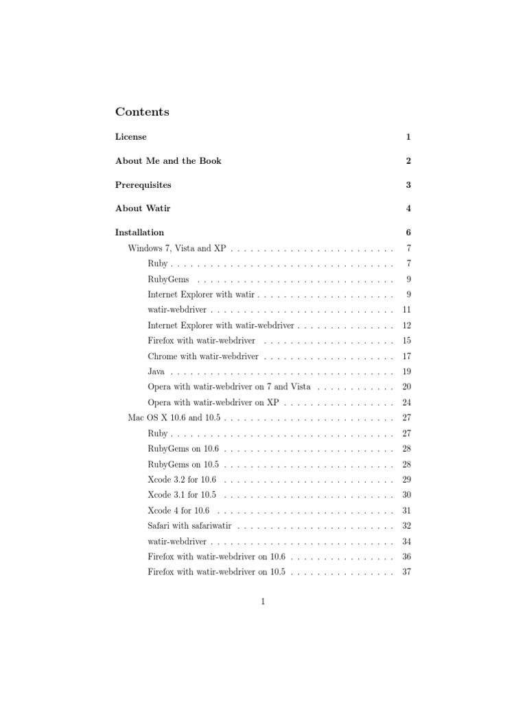 Watir | PDF