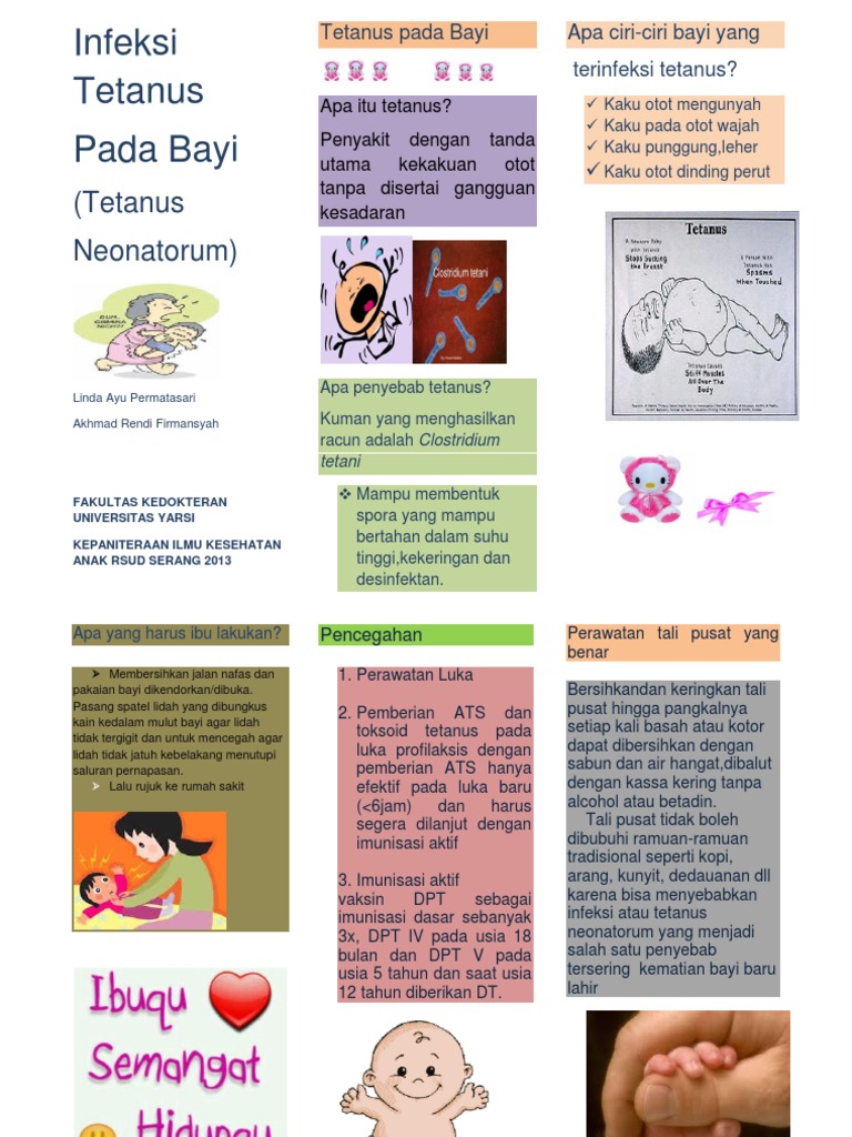 Infeksi Tetanus Leaflet | PDF | Pengembangan Diri | Kesehatan Holistik