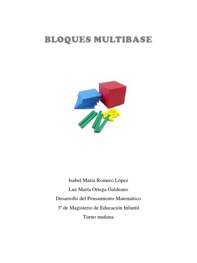Bloques Multibase | PDF | Evaluación | Aprendizaje
