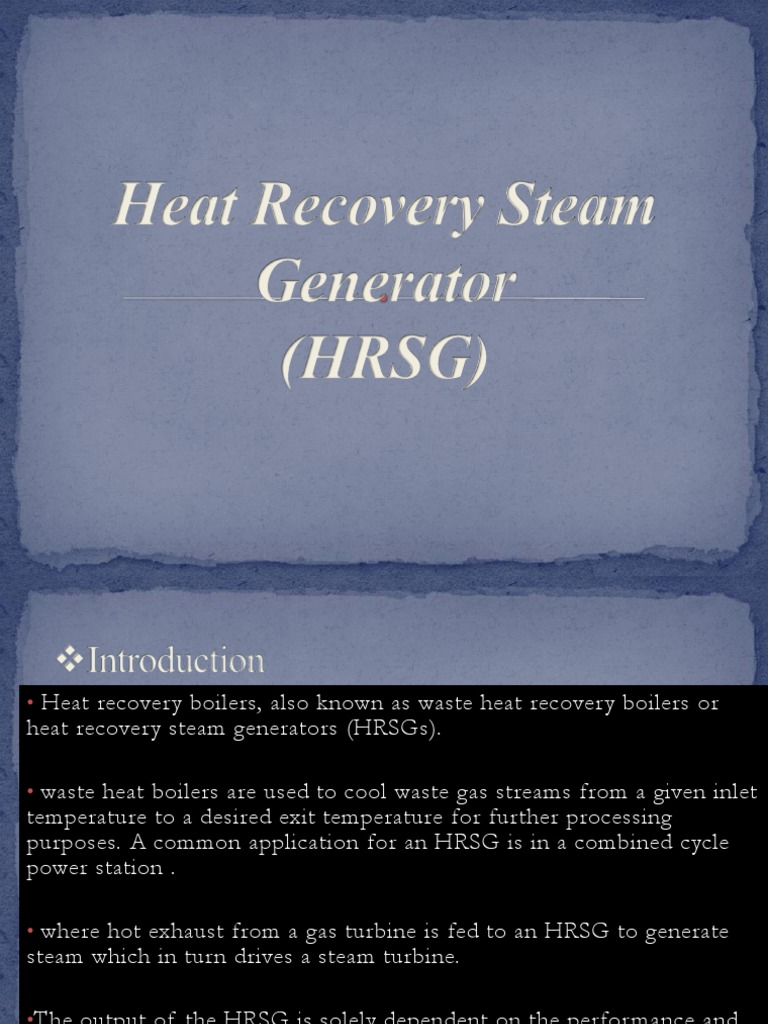 Heat Recovery Steam Generator | PDF | Boiler | Steam